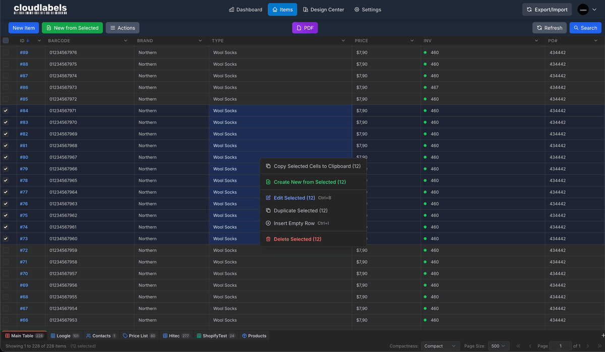 Cloudlabels | Barcode Label Software for Teams